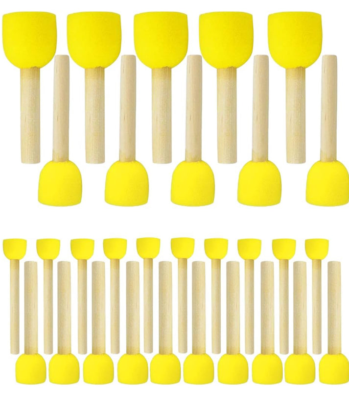 Small Round Sponge Brush – The Clay Department